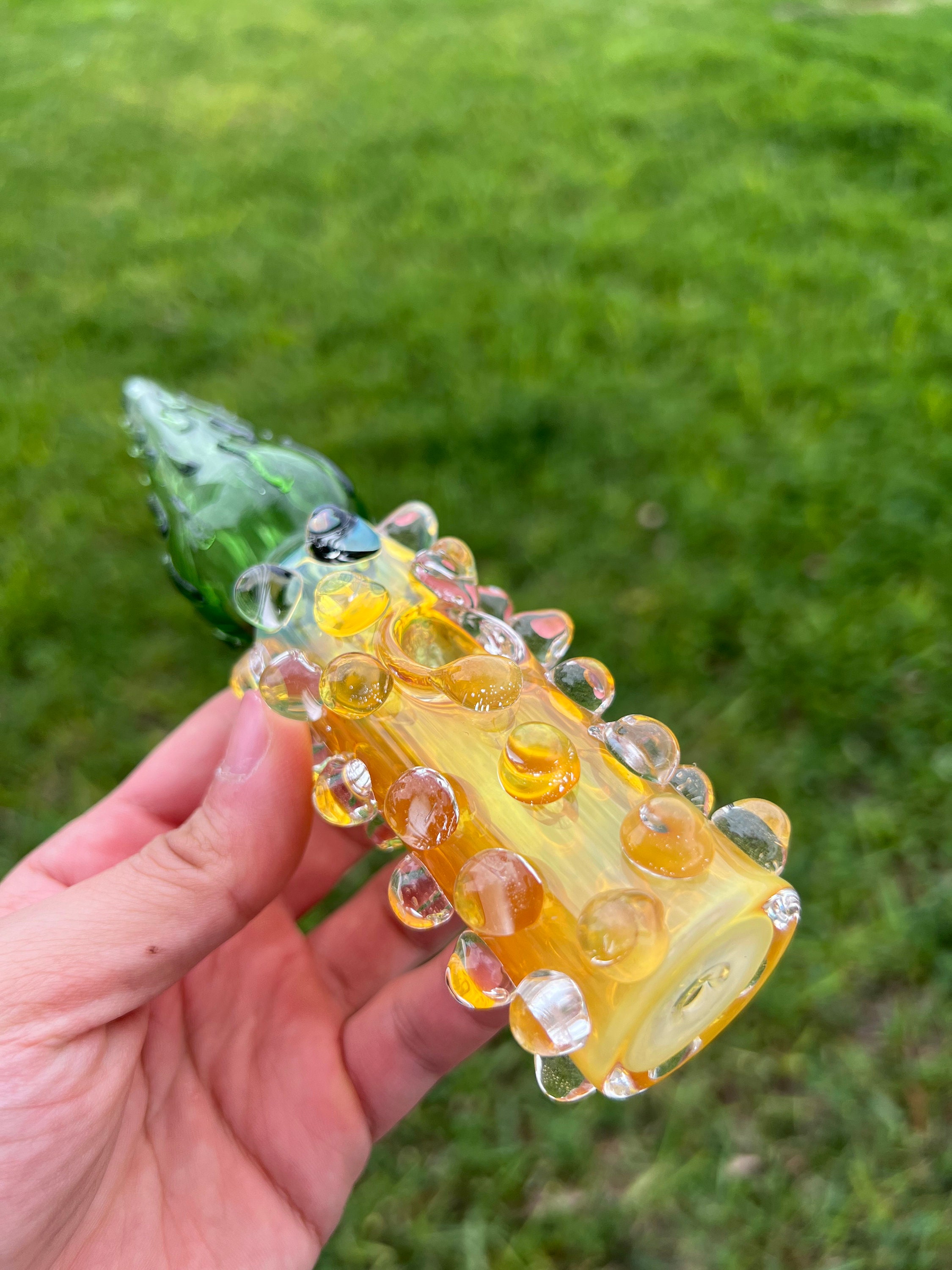 Translucent Pineapple Pipe Handmade Glass Tobacco Pipe Bowl - Etsy