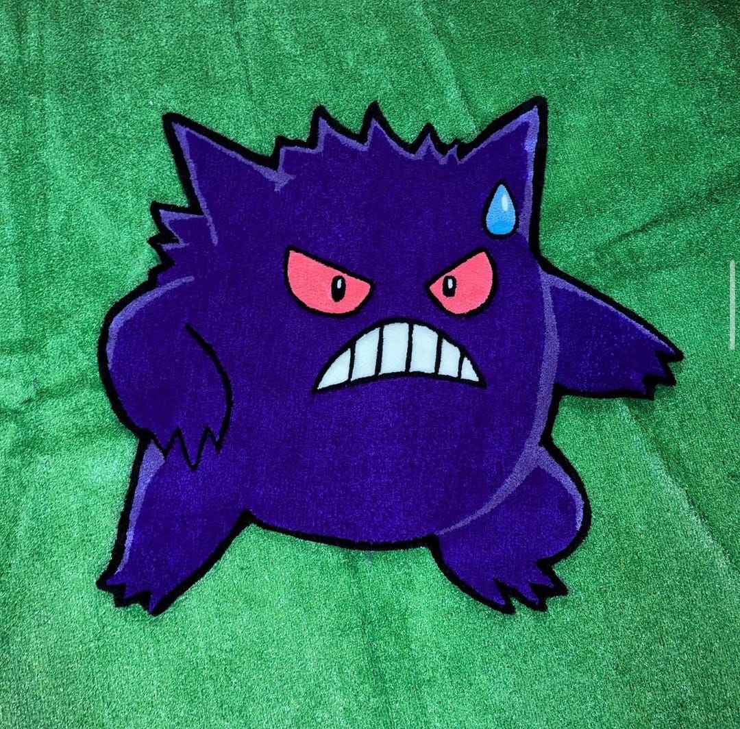 Gengar Handmade 3ft Rug - Etsy