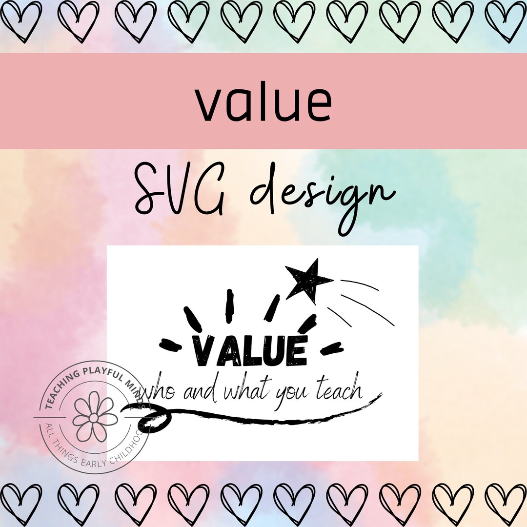 Value What You Teach Svg - Teacher Svg - Teacher Inspiration - Etsy
