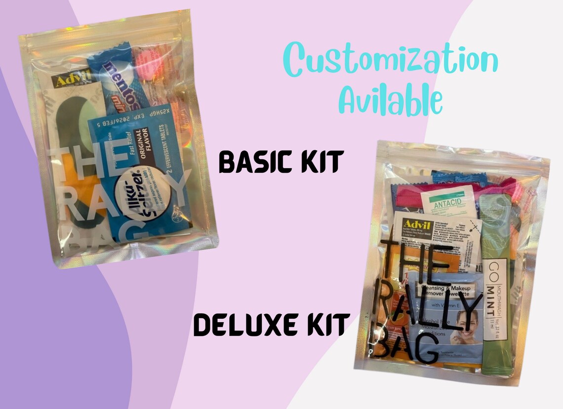Custom Girls Trip Kits Hangover Recovery Kits Bachelor - Etsy