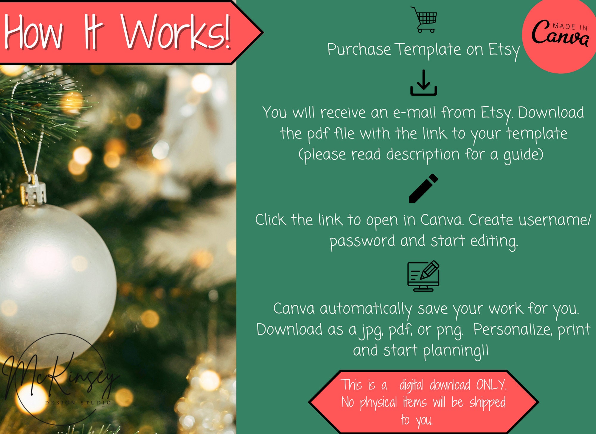 Editable Official Letter From Santa Claus Mailing From the Desk of ...