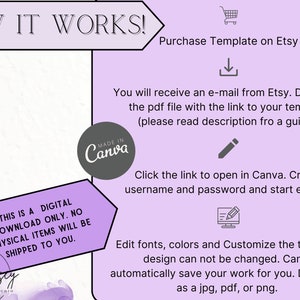 Whimsical Digital Birthday Invitation Birthday Invitation, Purple ...
