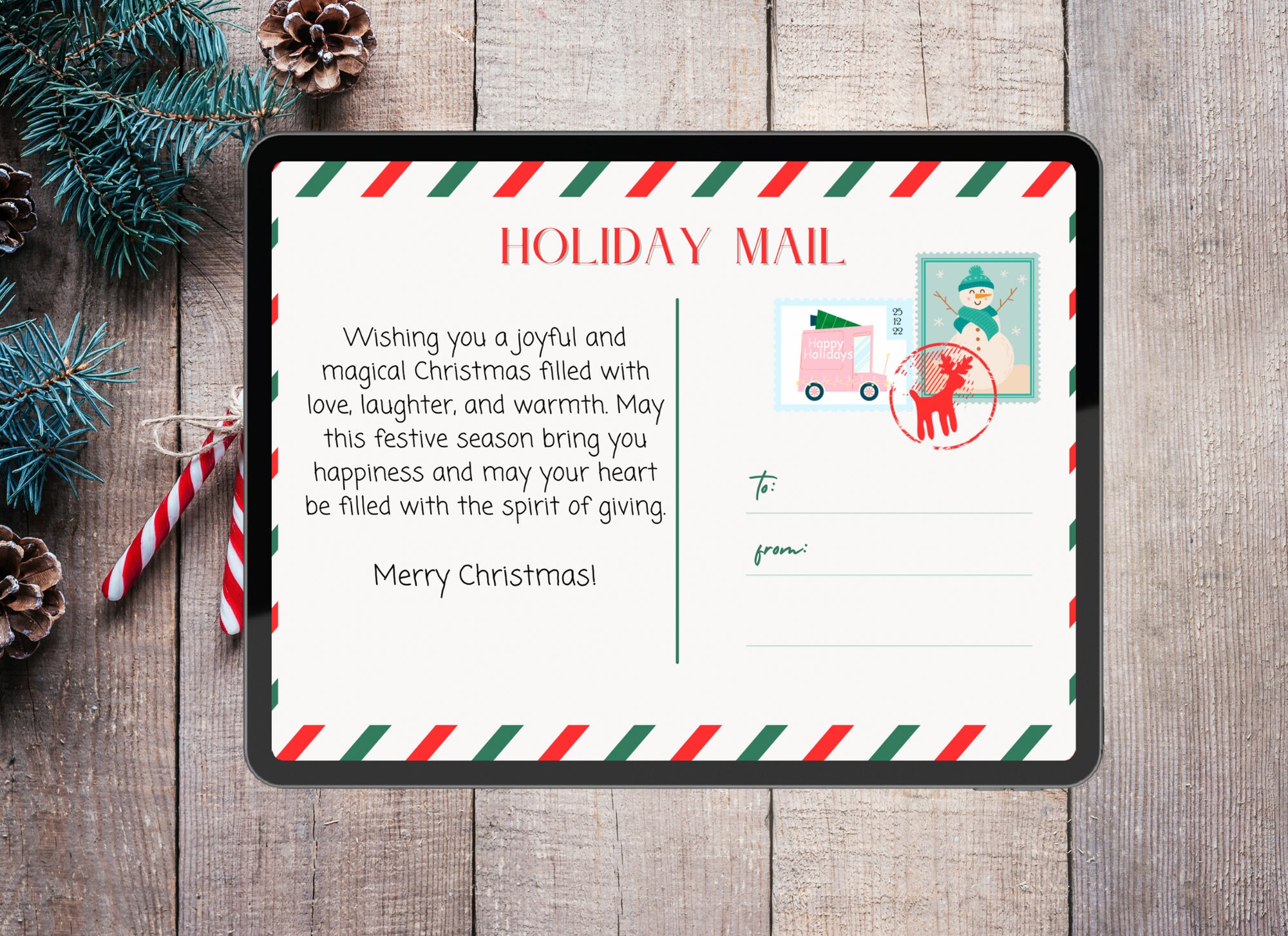 Editable Official Letter From Santa Claus Mailing From the Desk of ...