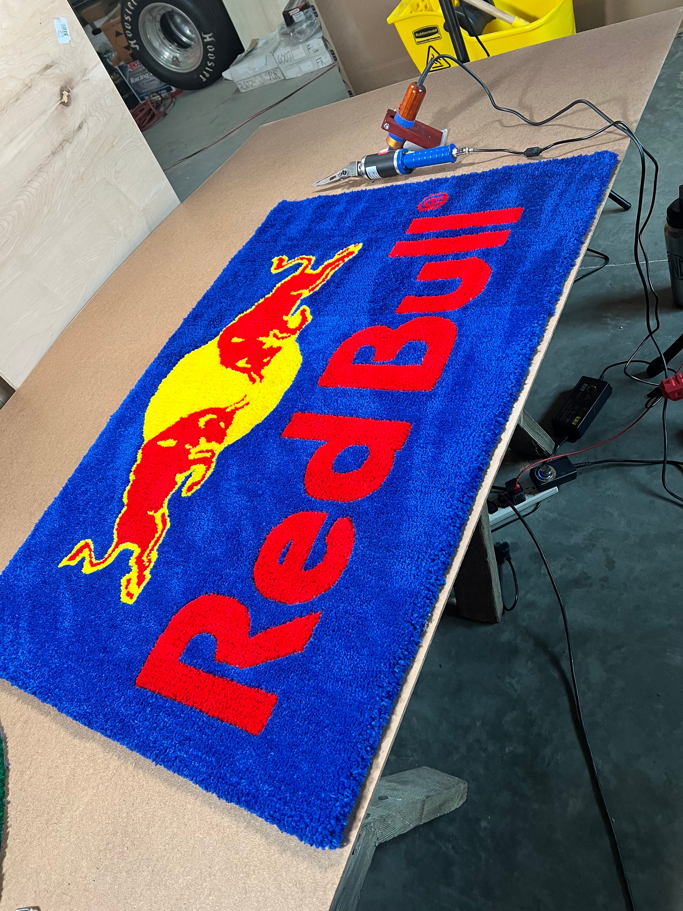 Custom-made Rug, Tufting, Portrait, Logo, Floor Mat, Yarn, Handmade ...