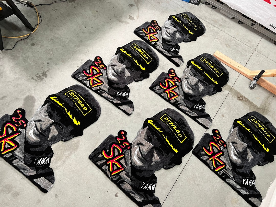 Custom-made Rug, Tufting, Portrait, Logo, Floor Mat, Yarn, Handmade ...