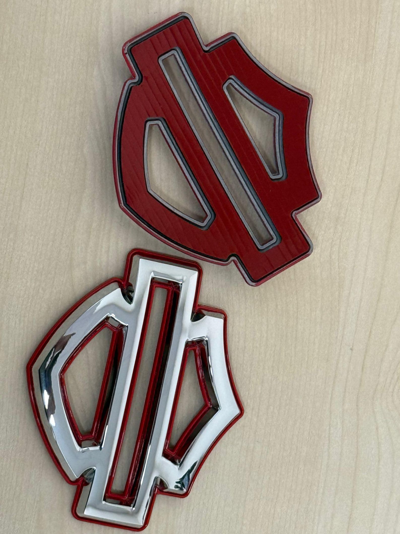 HD Metal CVO Fuel Tank Curved Emblem Badge Emblems, Sized for Gas Tank ...
