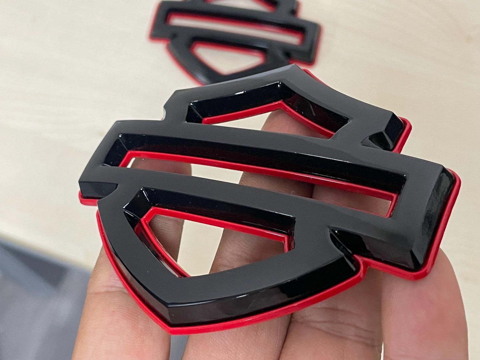 HD Metal CVO Fuel Tank Curved Emblem Badge Emblems, Sized for Gas Tank ...
