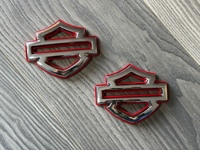 HD Metal CVO Fuel Tank Curved Emblem Badge Emblems, Sized for Gas Tank ...