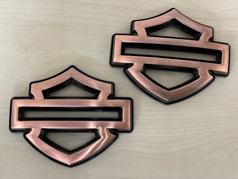 HD Metal CVO Fuel Tank Curved Emblem Badge Emblems, Sized for Gas Tank ...