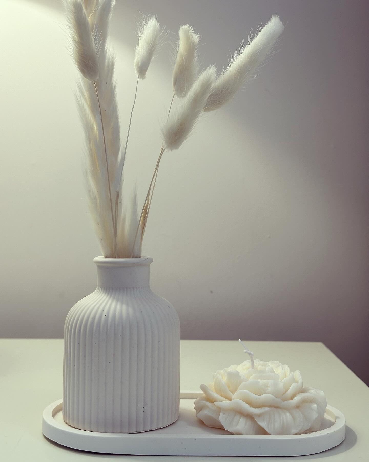 Handmade Gift Set | Bud Vase | Oval Tray | Peony Candle | Hamdmade ...