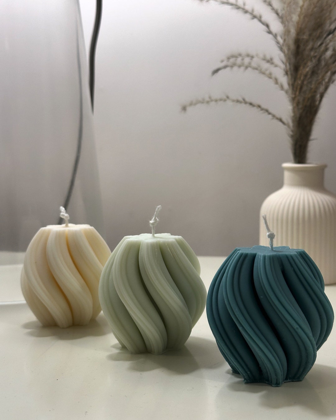 Swirl Candle | Swirl Collection | Home Decor | Handmade | Soy Wax ...
