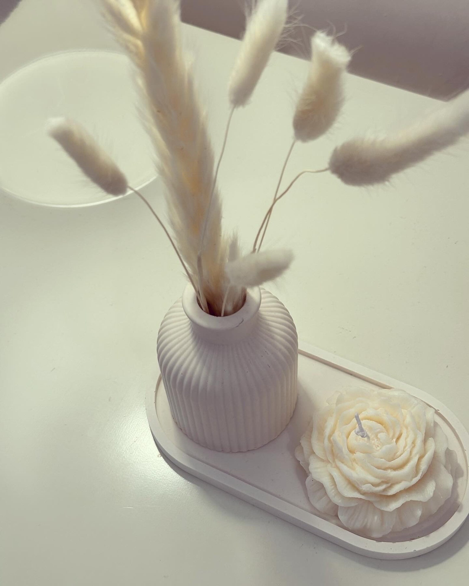 Handmade Gift Set | Bud Vase | Oval Tray | Peony Candle | Hamdmade ...