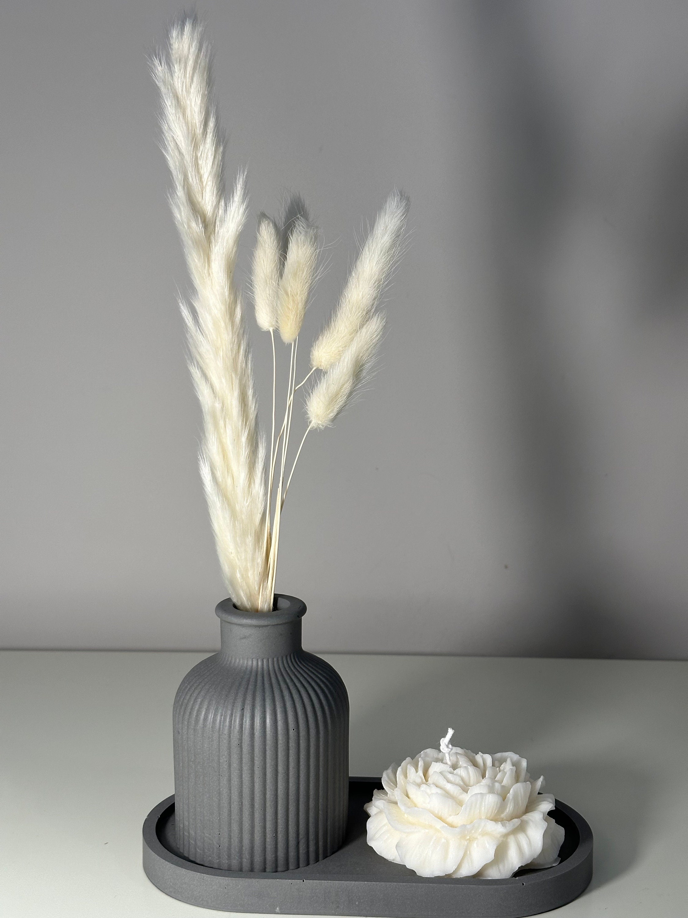 Handmade Gift Set | Bud Vase | Oval Tray | Peony Candle | Hamdmade ...
