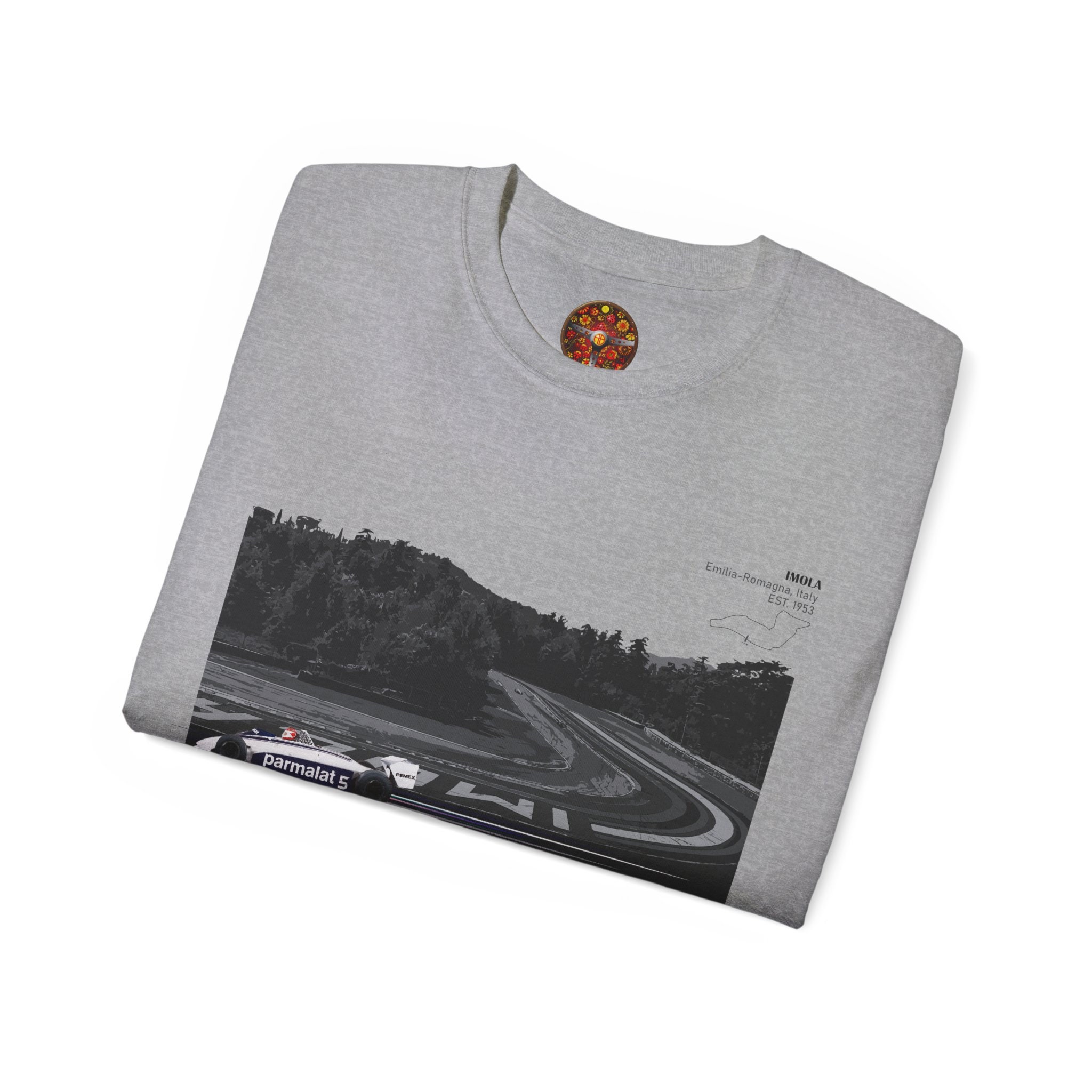Imola Italy Race Track Shirt Formula Racing Nelson Piquet Brabham Ford ...