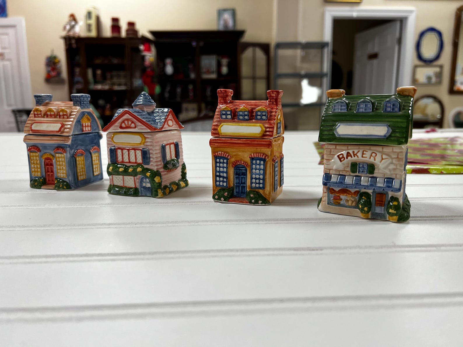 Avon Victorian Houses Spice Cottage 12 Jar Village Set With Labels and ...