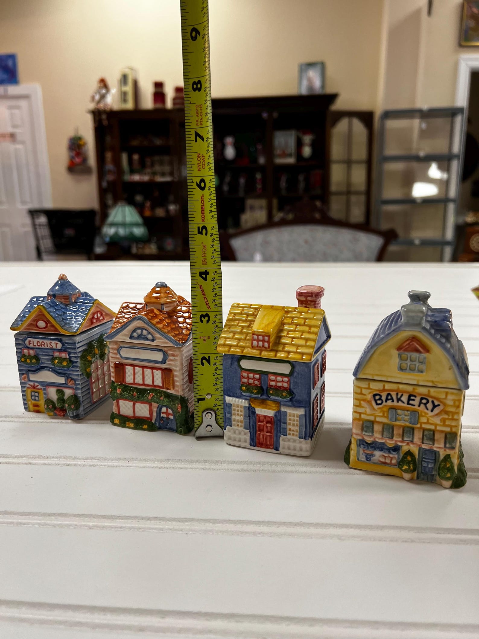 Avon Victorian Houses Spice Cottage 12 Jar Village Set With Labels and ...