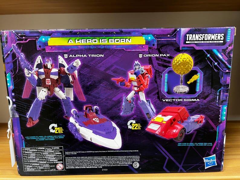Hasbro Transformer Legacy A Hero is Born Alpha Trion and Orion Pax NIB ...
