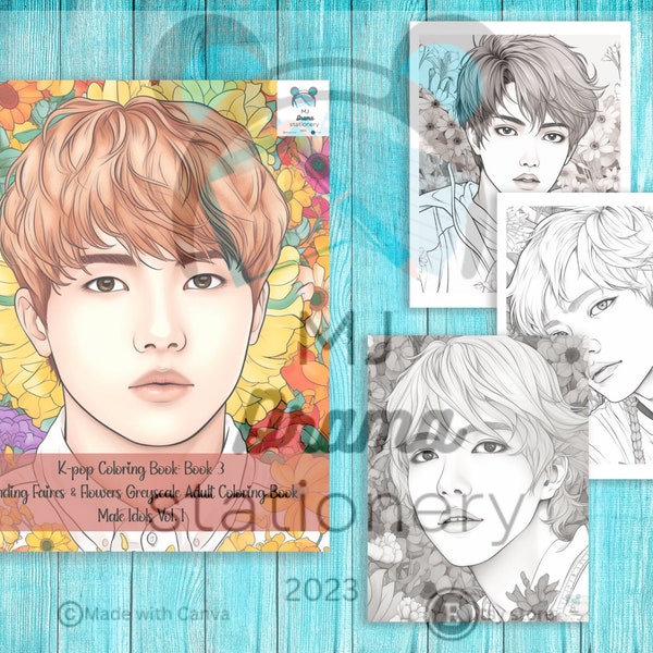 Male Fairy Coloring Book - Etsy