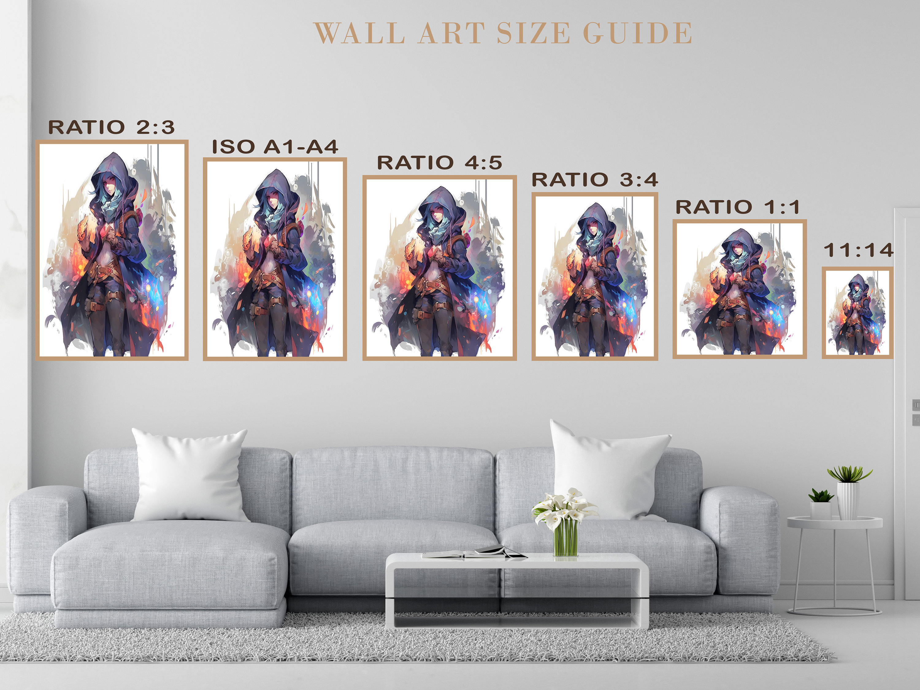 Japanese MMORPG Cute Digital Download, Wall Art, Printable Art, Anime ...