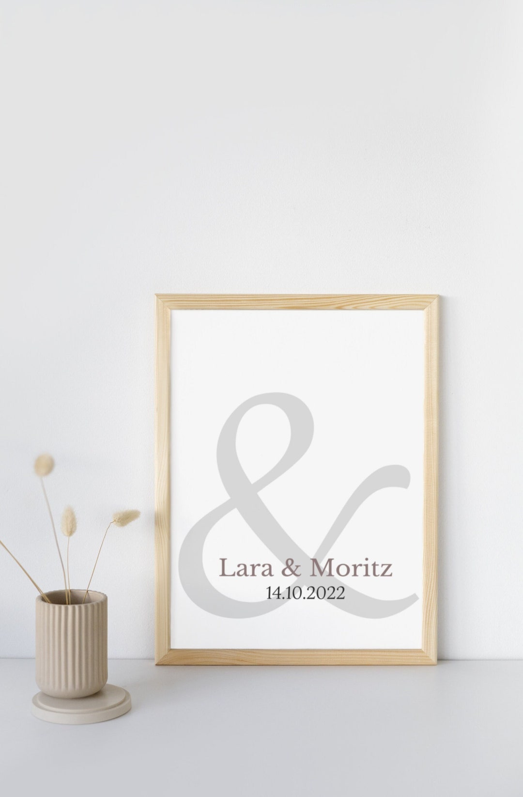 Partner Poster Mural Names Date Personalized Poster for Partners ...
