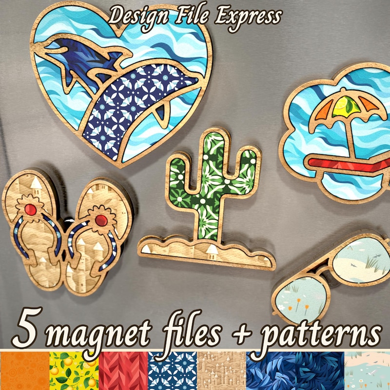 Summer Magnets - Etsy