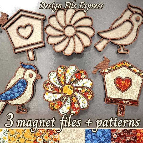 Laser Cut Magnets Files - Etsy