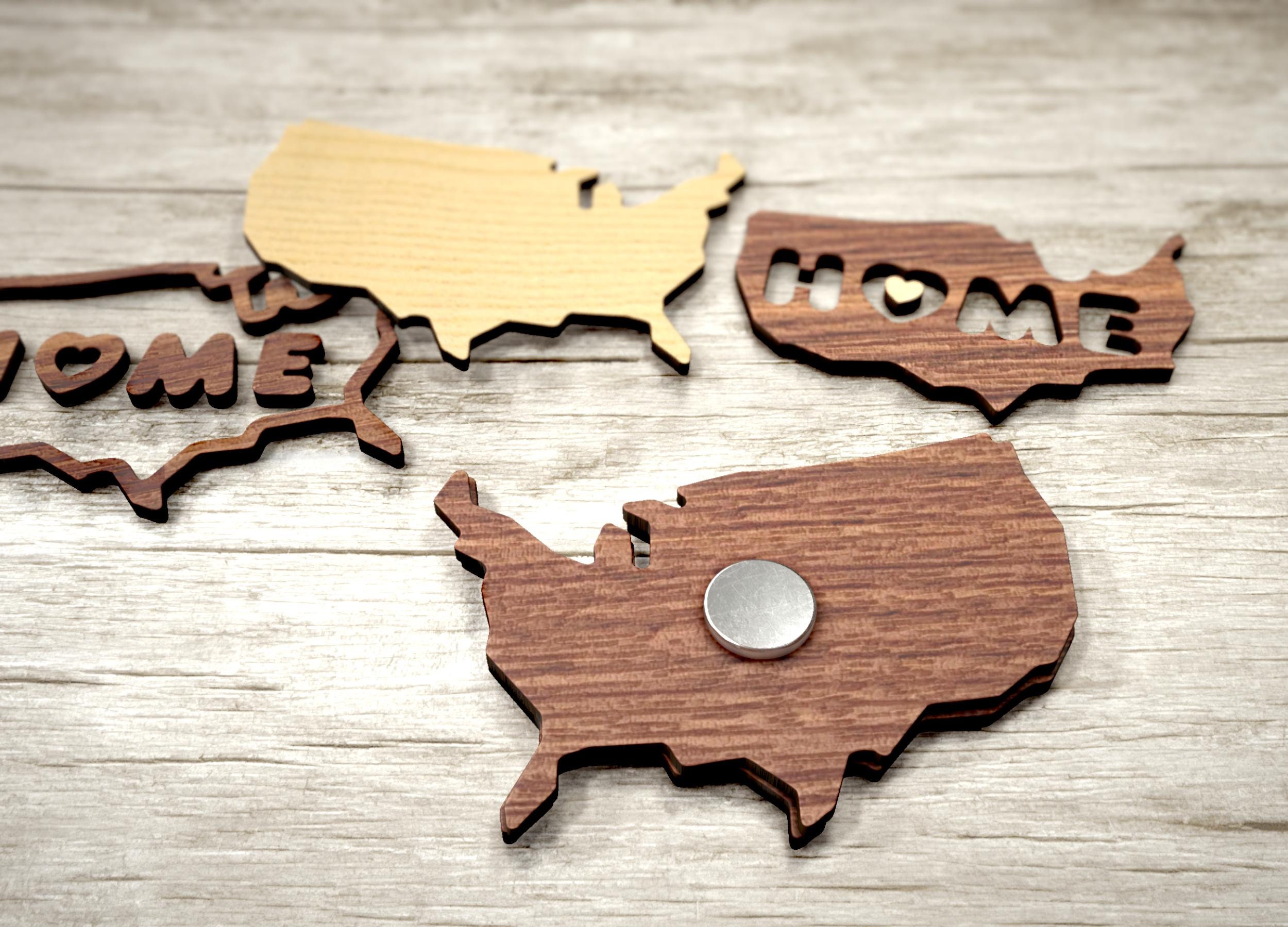 USA Magnets SVG Files, Patriotric Magnet Collection Files, US Fridge ...