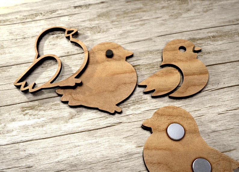 Summer III Laser Cut Magnet SVG: Sea Shell, Dolphin, Bird (digital ...