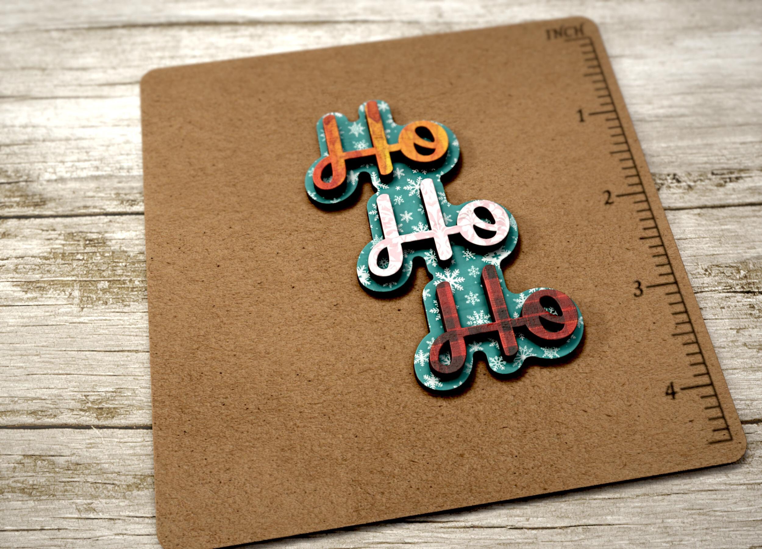 Santa Magnet SVG File, Laser Cut Christmas Magnets (digital Download ...
