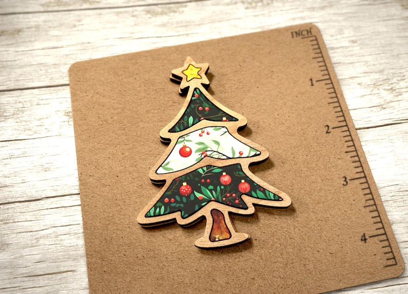 Christmas Magnets SVG Files, Angel Merry Christmas Tree Crip Star ...