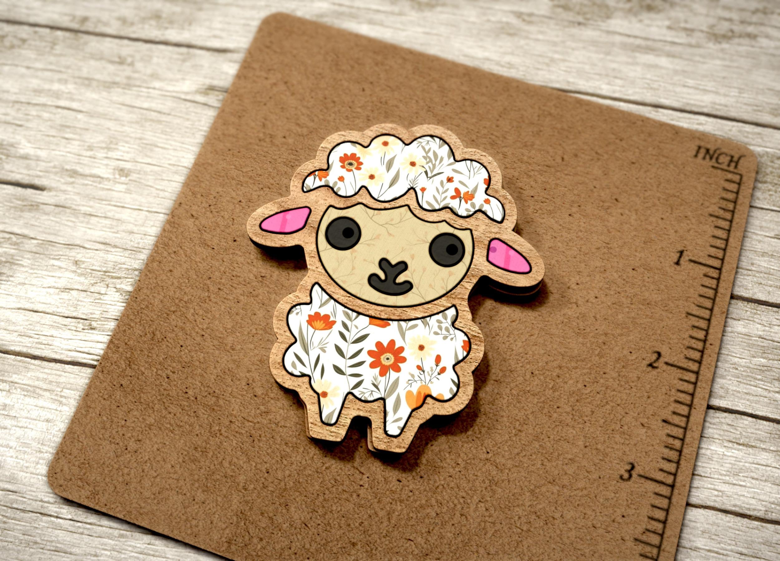 Farm Animals Magnets Collection SVG File, Farm Magnet Files, Animals ...