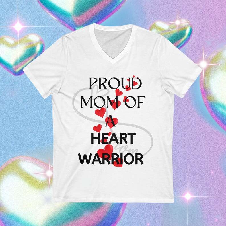 Proud Mom of a Heart Warrior T-shirt, Heart Scar Zipper, February ...