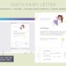 Tooth Fairy Letter Canva Template With Receipt Foldable Origami ...