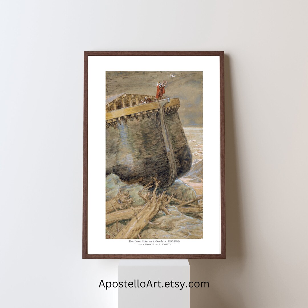 The Dove Returns to Noah by French Painter James Tissot, Fine Art Print ...
