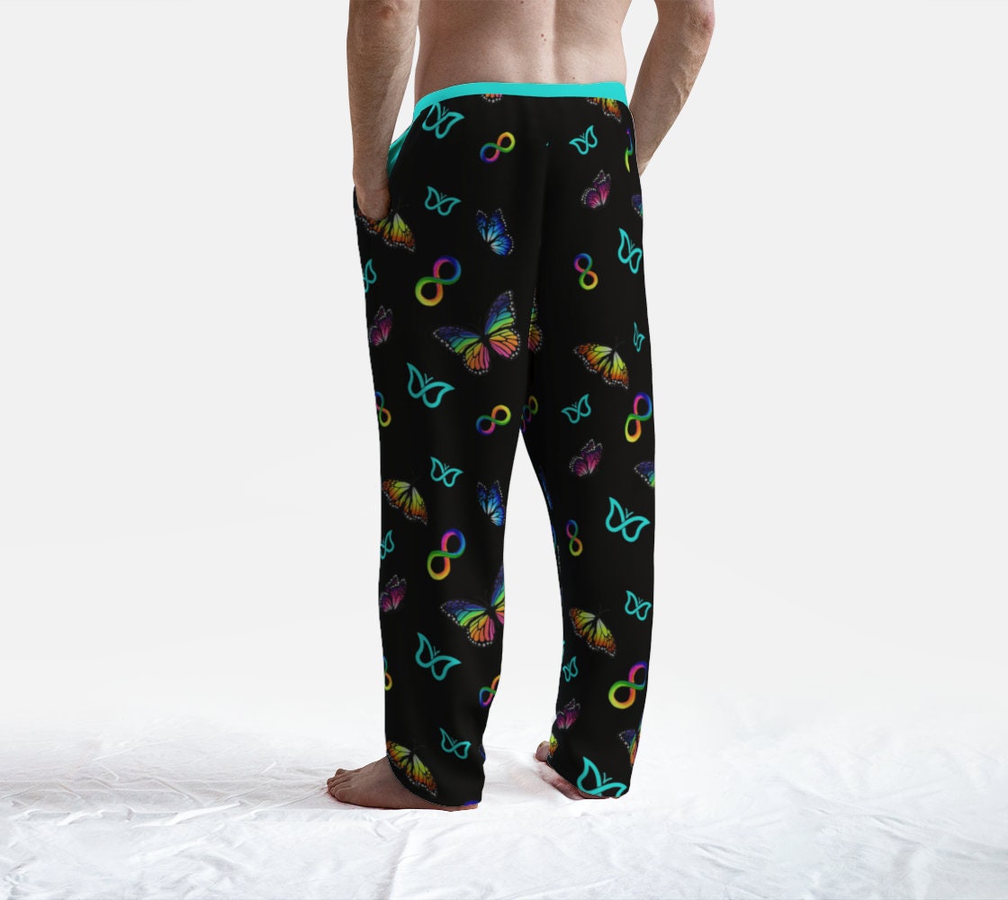 Autism Pajama Pants - Adhd Lounge Pants - Peach Skin Lounge Pants ...