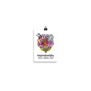 Autism Wall Art Print ADHD Wall Art Print Autism Mom Gift Poster Print ...