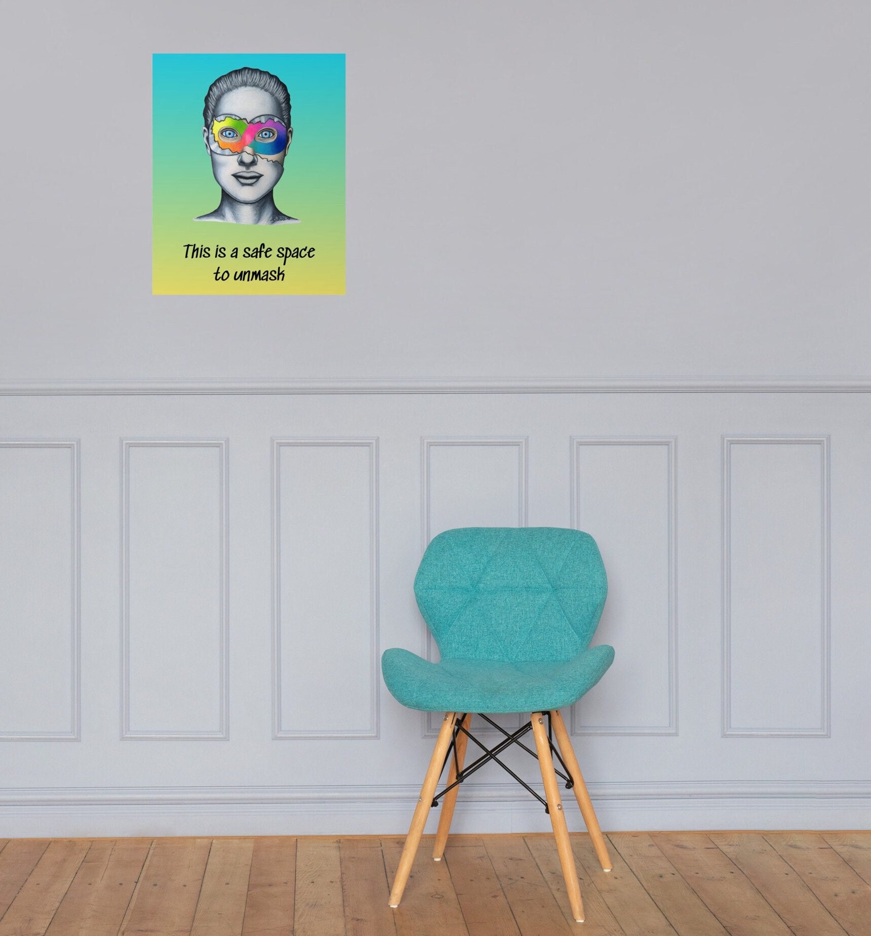 Autism Wall Art ADHD Wall Art Neurodiversity Poster Print Safe Space OT ...