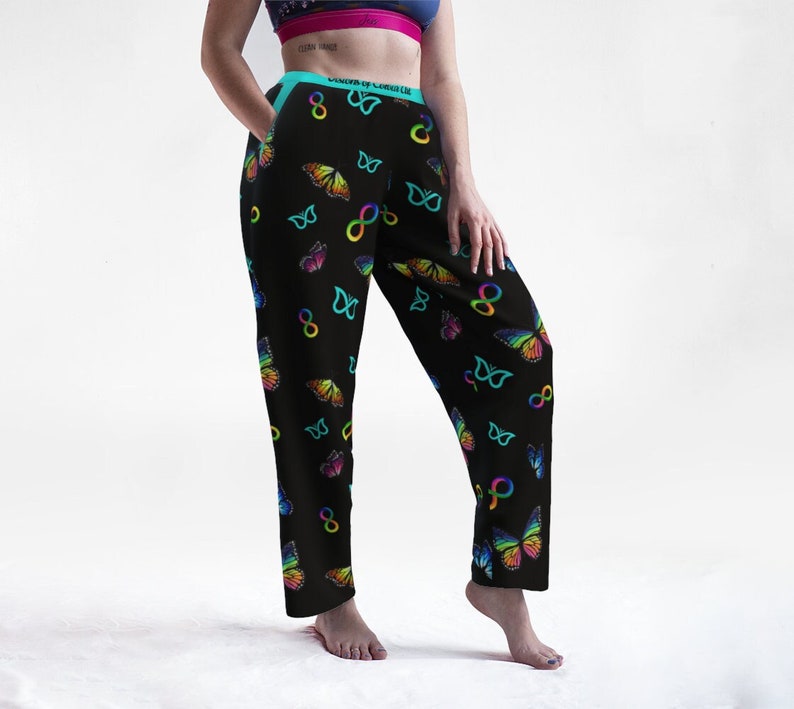 Autism Pajama Pants - Adhd Lounge Pants - Peach Skin Lounge Pants ...