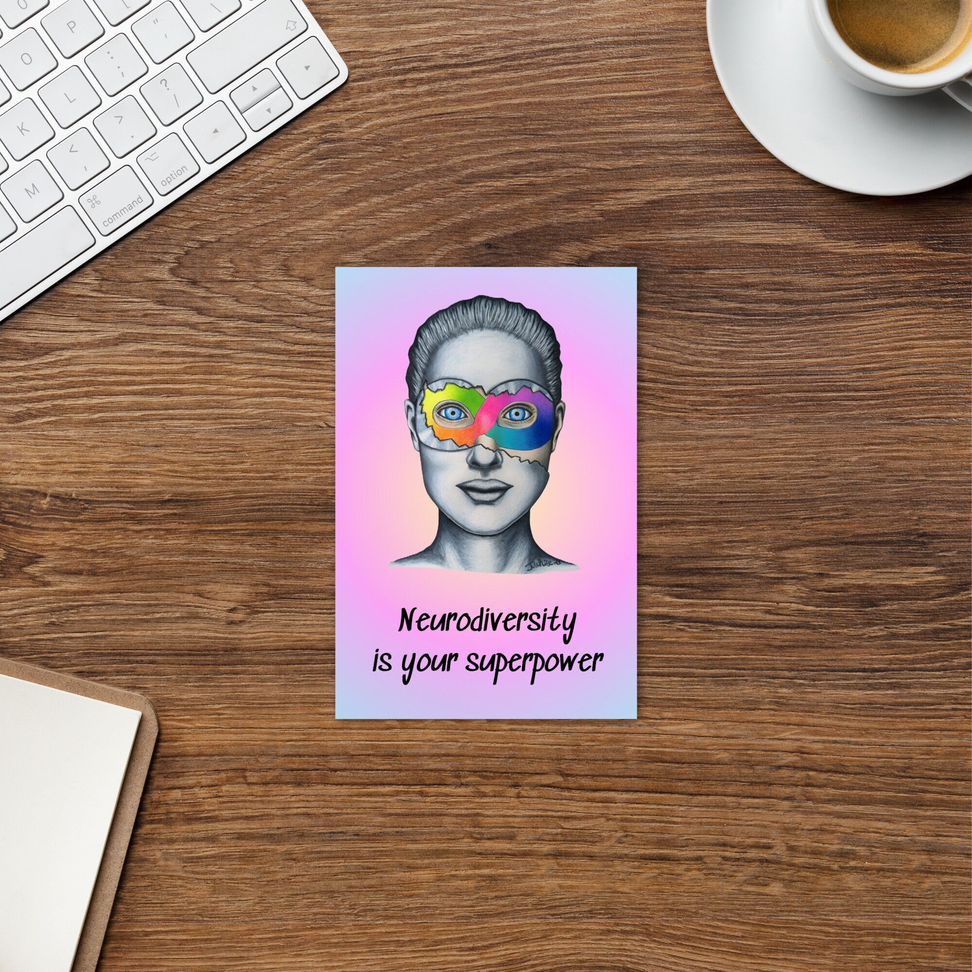 Neurodiversity is Your Superpower Postcard ADHD Postcard Autism ...