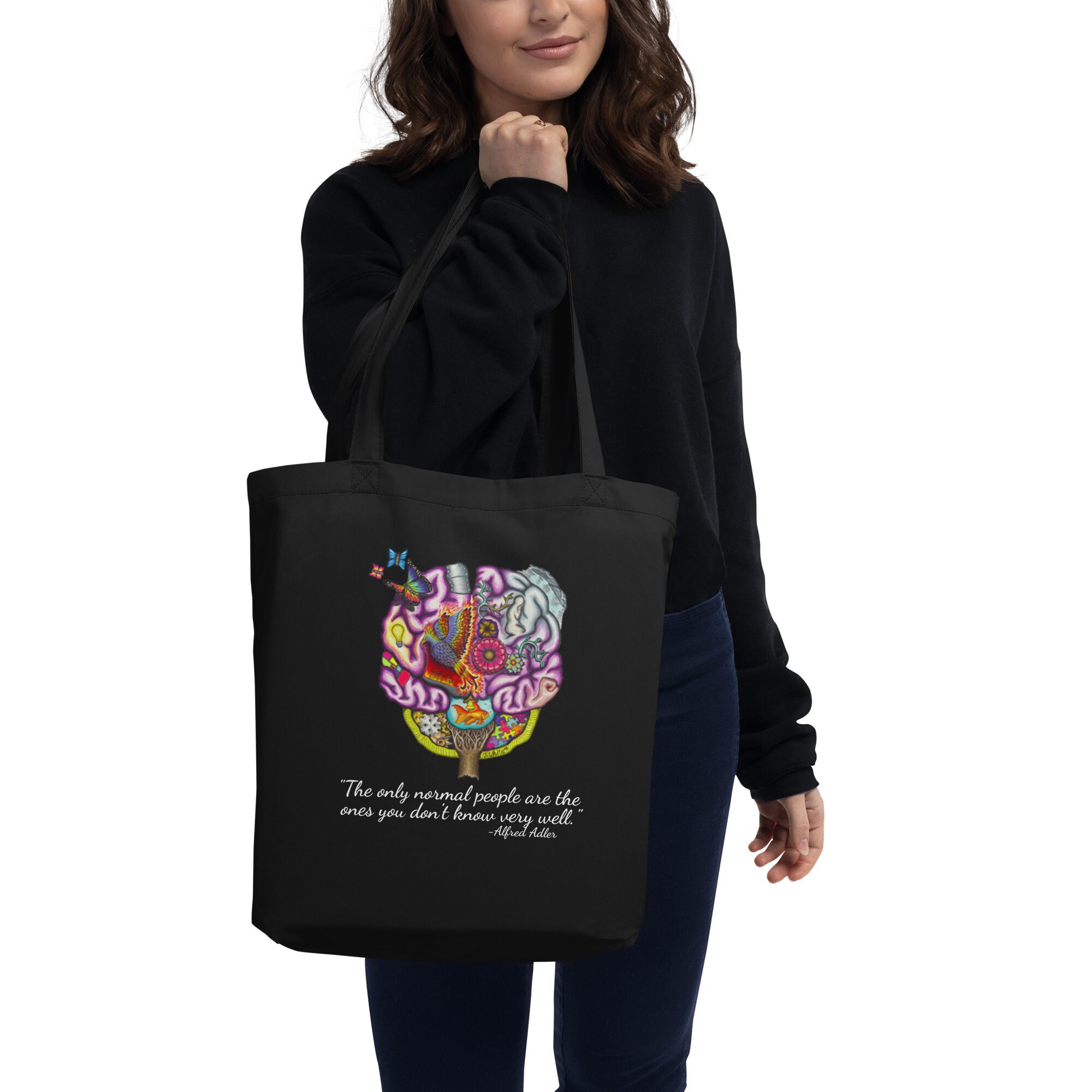 Neurodiversity Tote Bag Mental Health Tote Bag Eco Friendly Organic ...