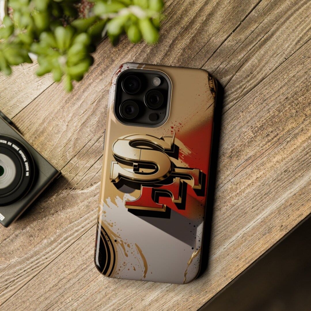 San Francisco Football Team Magsafe Tough iPhone Case, Red and Gold ...
