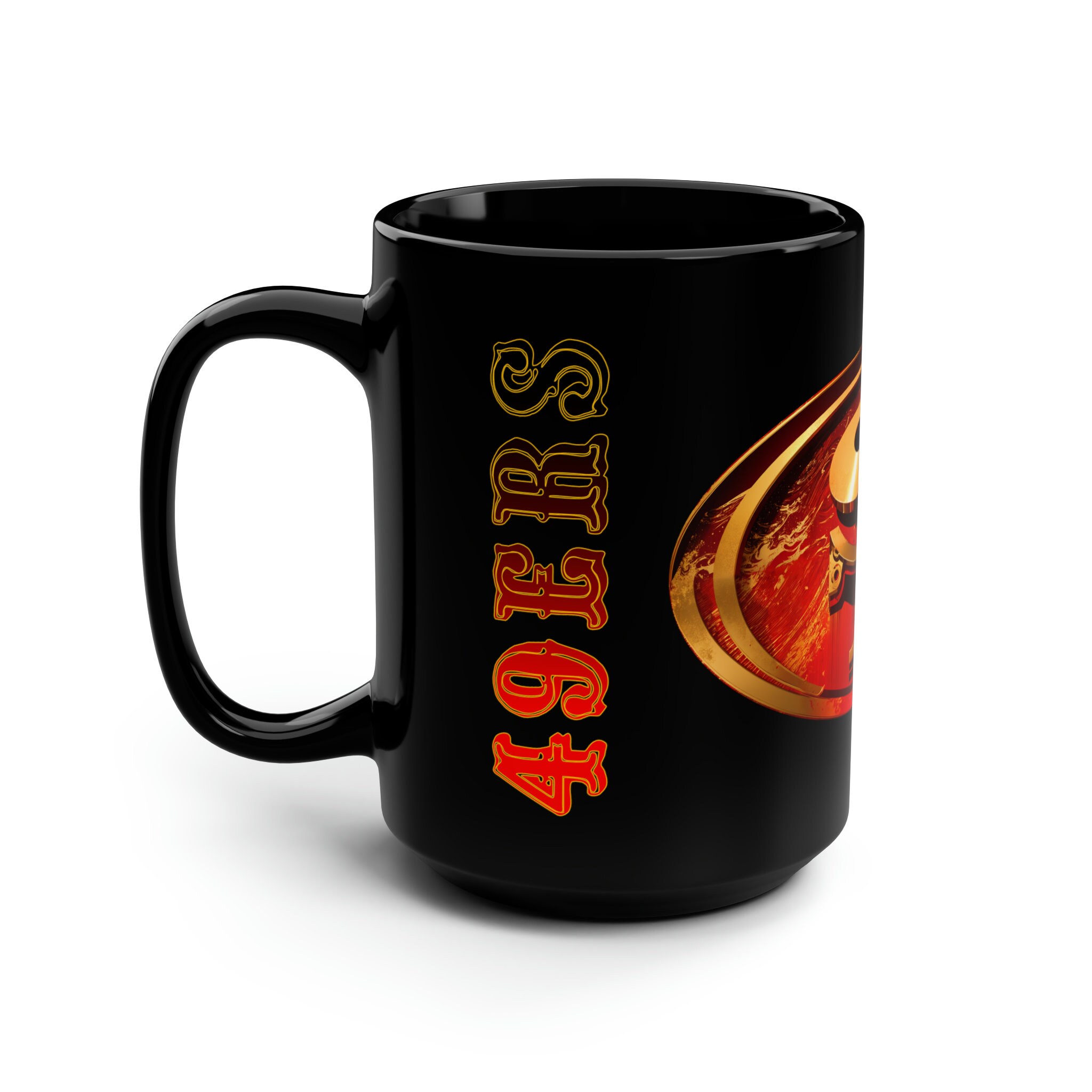 San Francisco Football Team Black Ceramic Coffee Mug, 15oz Coffee Mug ...