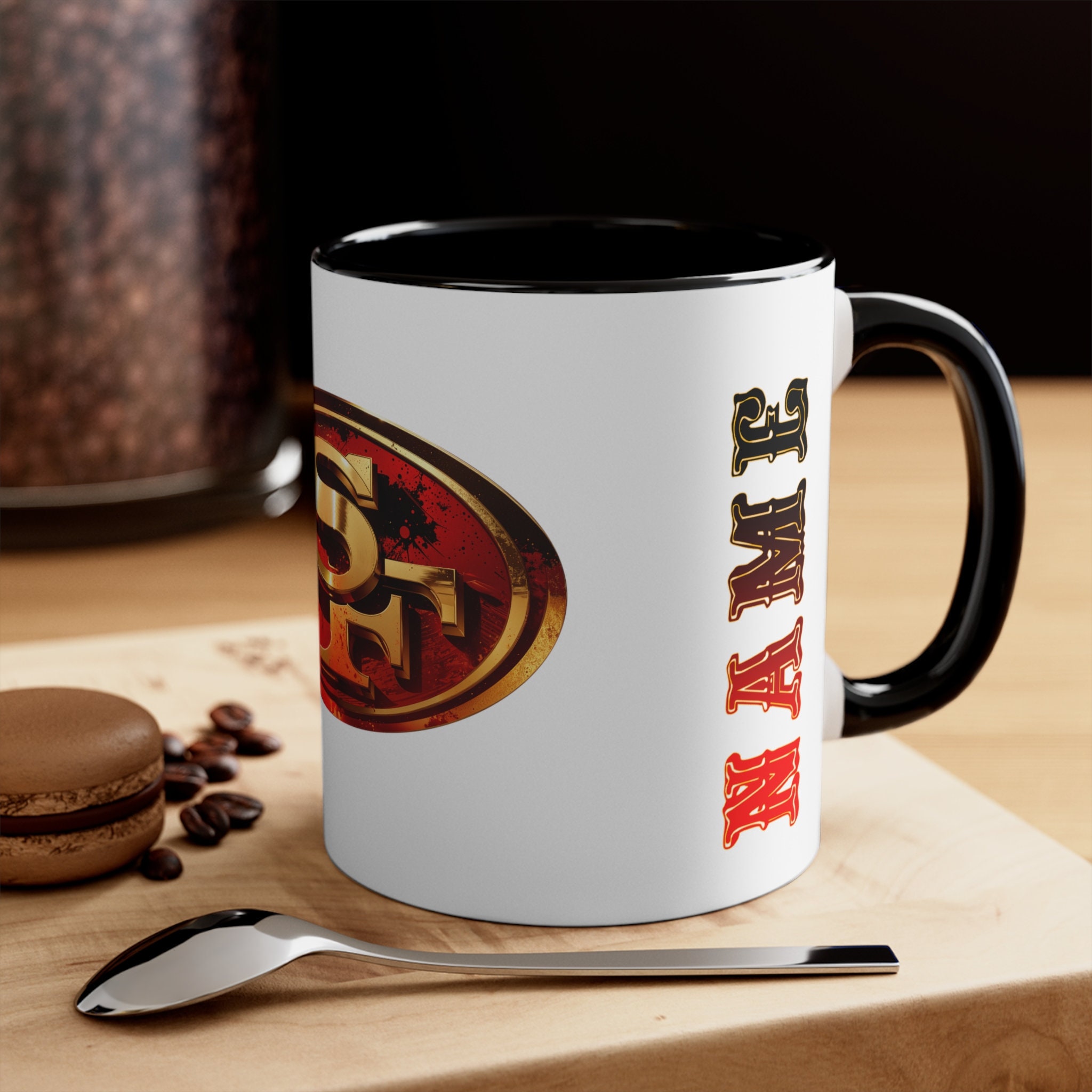 11oz San Francisco Football Team Personalized Ceramic Mug, Custom Team ...