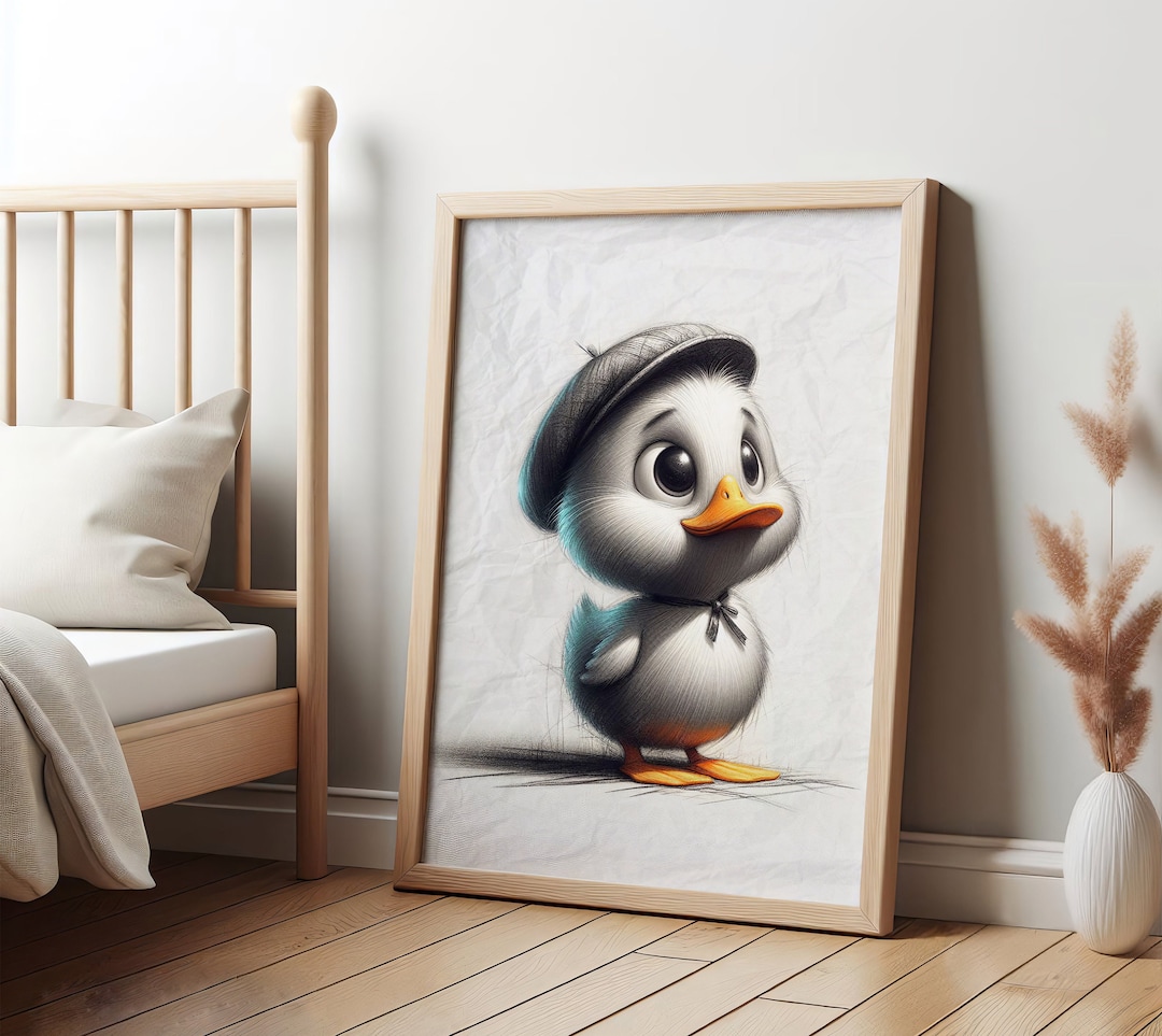 Children's Picture "duckling", Children's Room Pictures, Baby Room ...