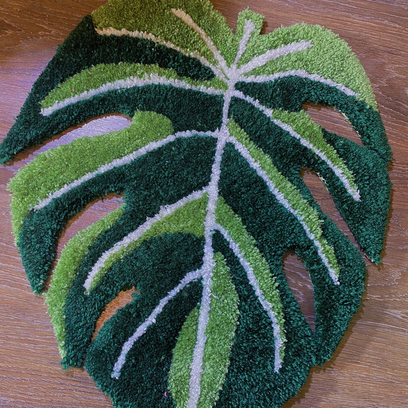 Leaf Rug - Etsy