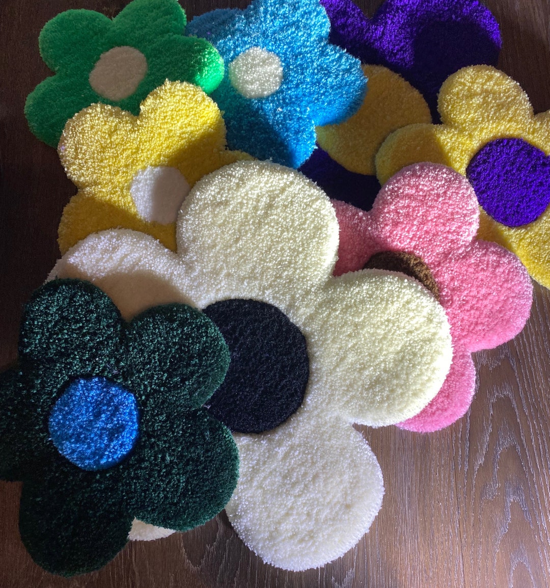 Tufted Flower Rug - Etsy