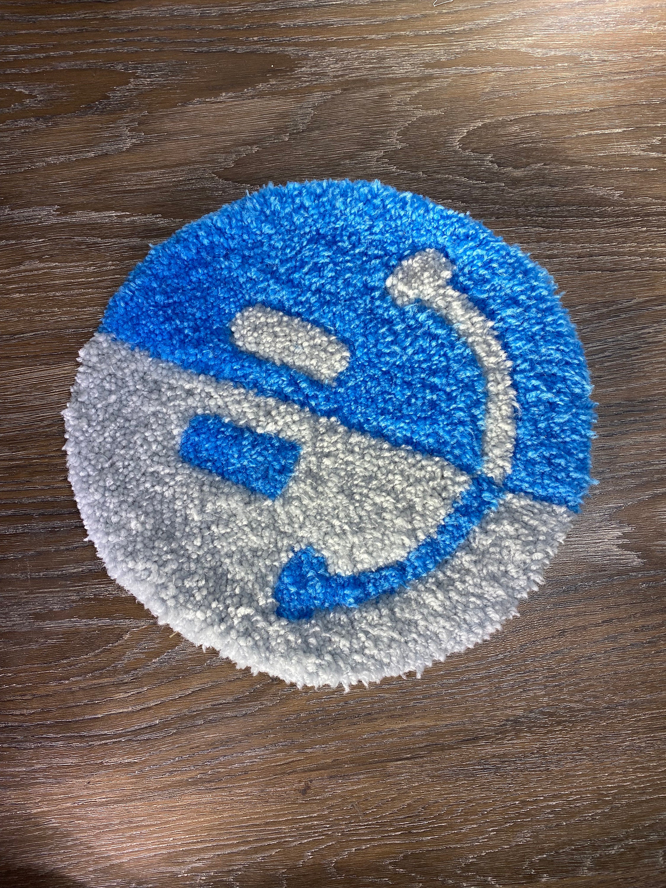 Smiley Face Tufted Rug - Etsy