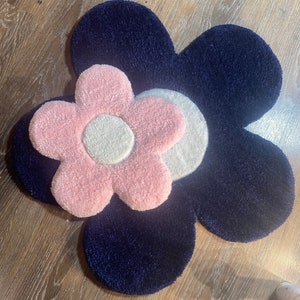 Tufted Flower Rug - Etsy