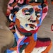 Michelangelo's David Abstract Rug/ Wall Hanging, Greek Statue Rug Art ...