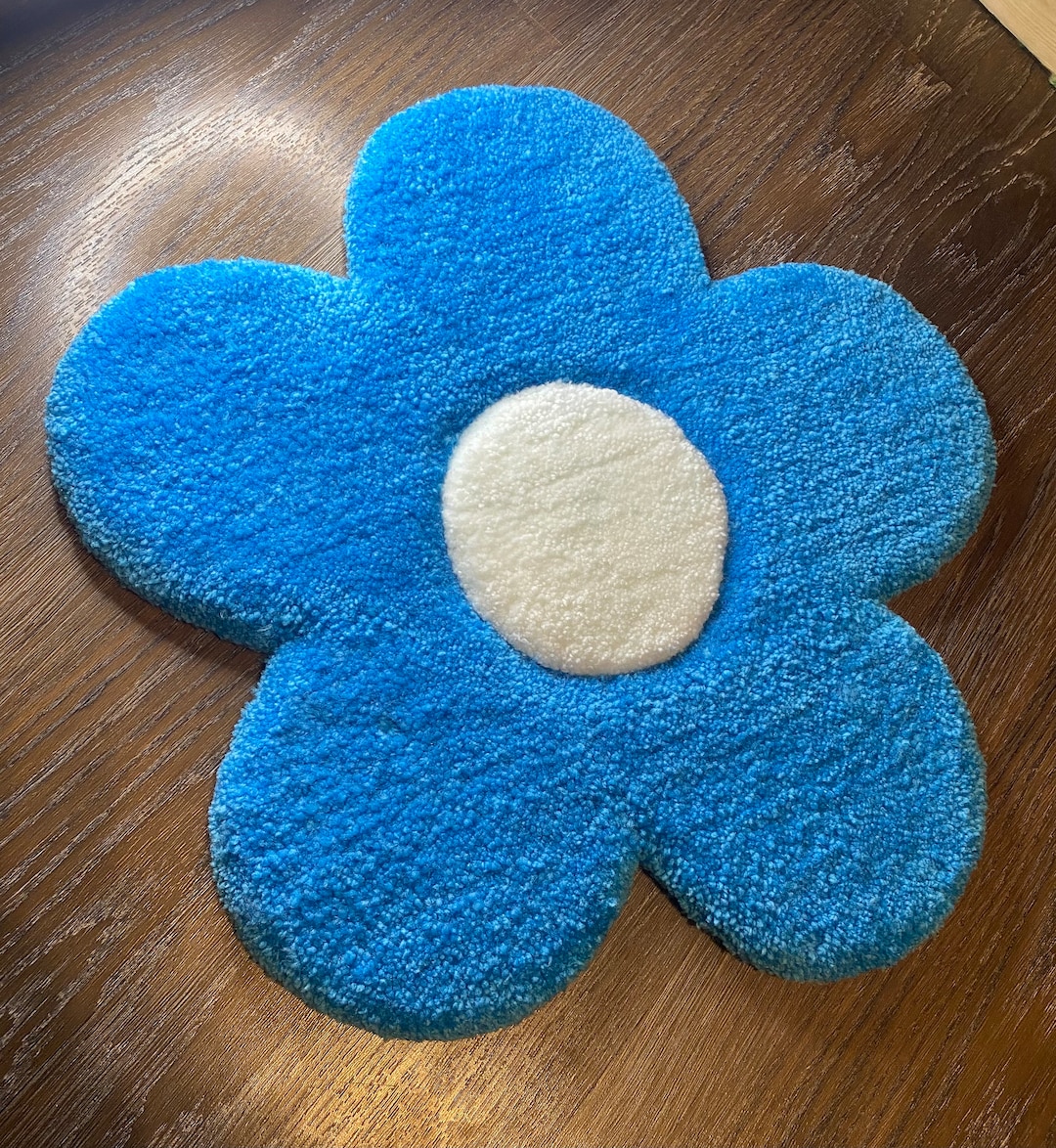 Tufted Flower Rug - Etsy